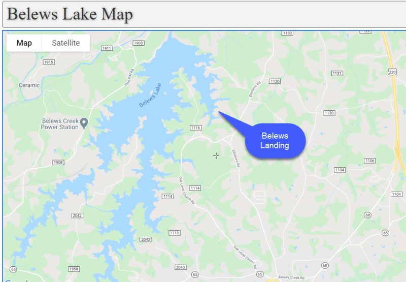 Maps - Belews Landing HOA